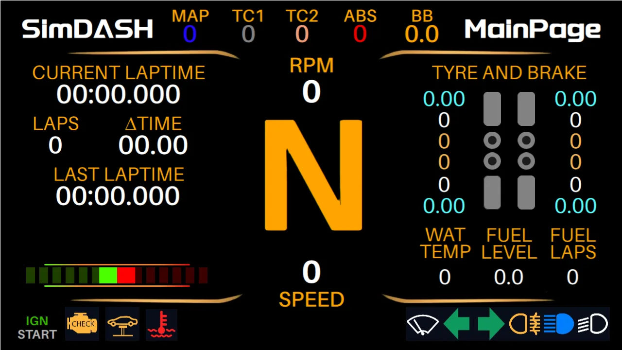 SimDASH_v1 – MOZA Racing US