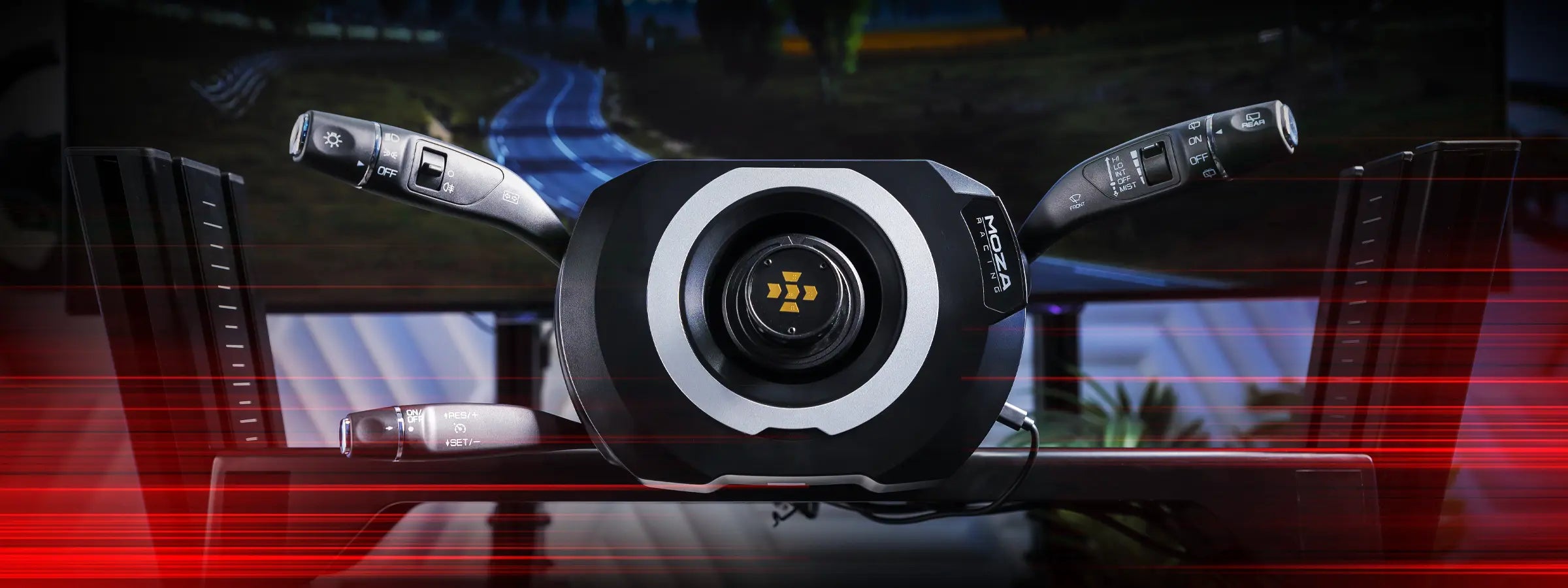 MOZA Multi-Function Stalks (US) – Realistic Sim Racing Controls – MOZA ...