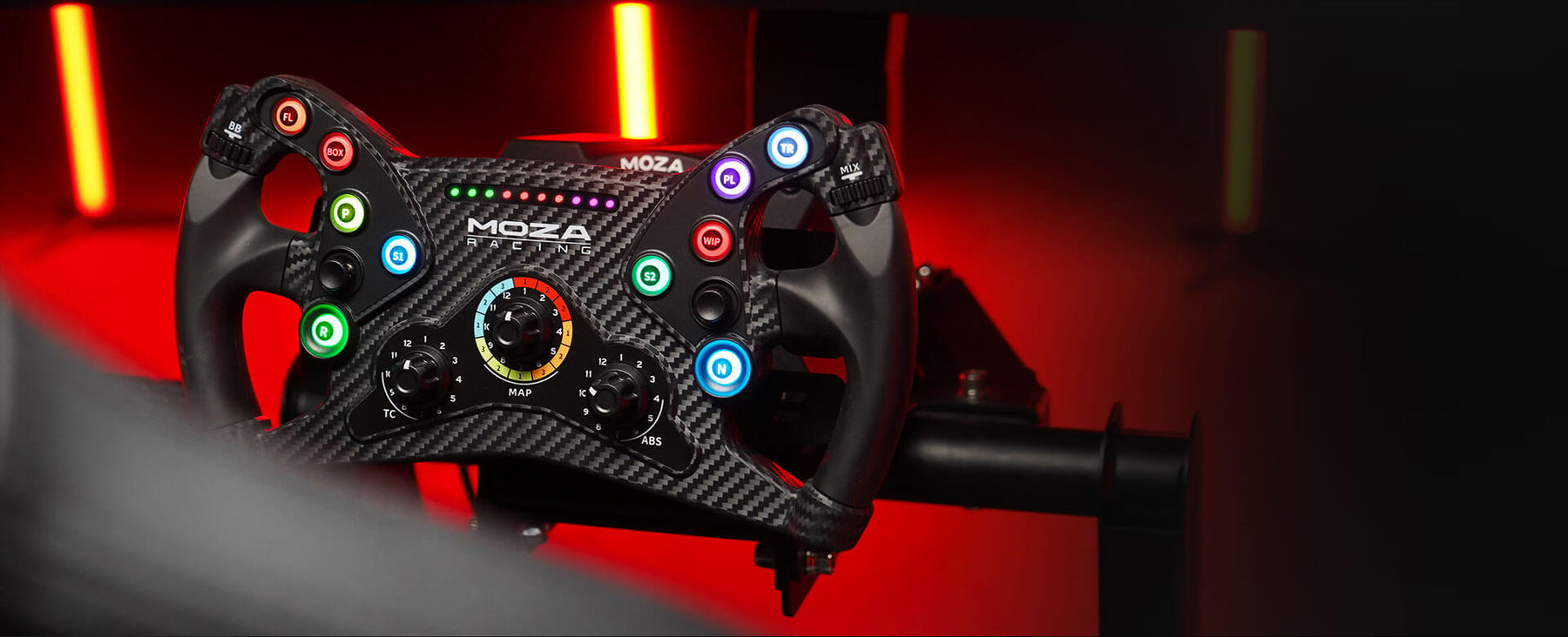 MOZA KS Formula Wheel | 300mm GT Racing Wheel with RGB Buttons – MOZA ...