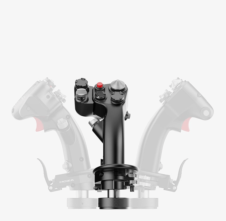 MOZA MH16 Flightstick – Modular Flight Stick with 30 Programmable ...