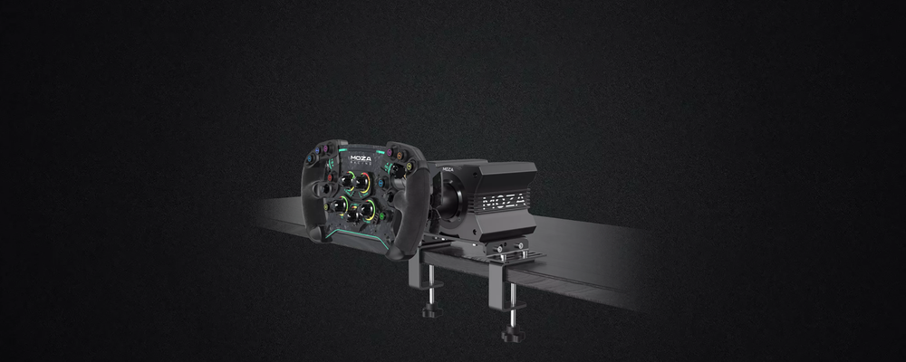 MOZA Racing | Desk Clamp Mount for Direct Drive Wheel Bases – MOZA ...
